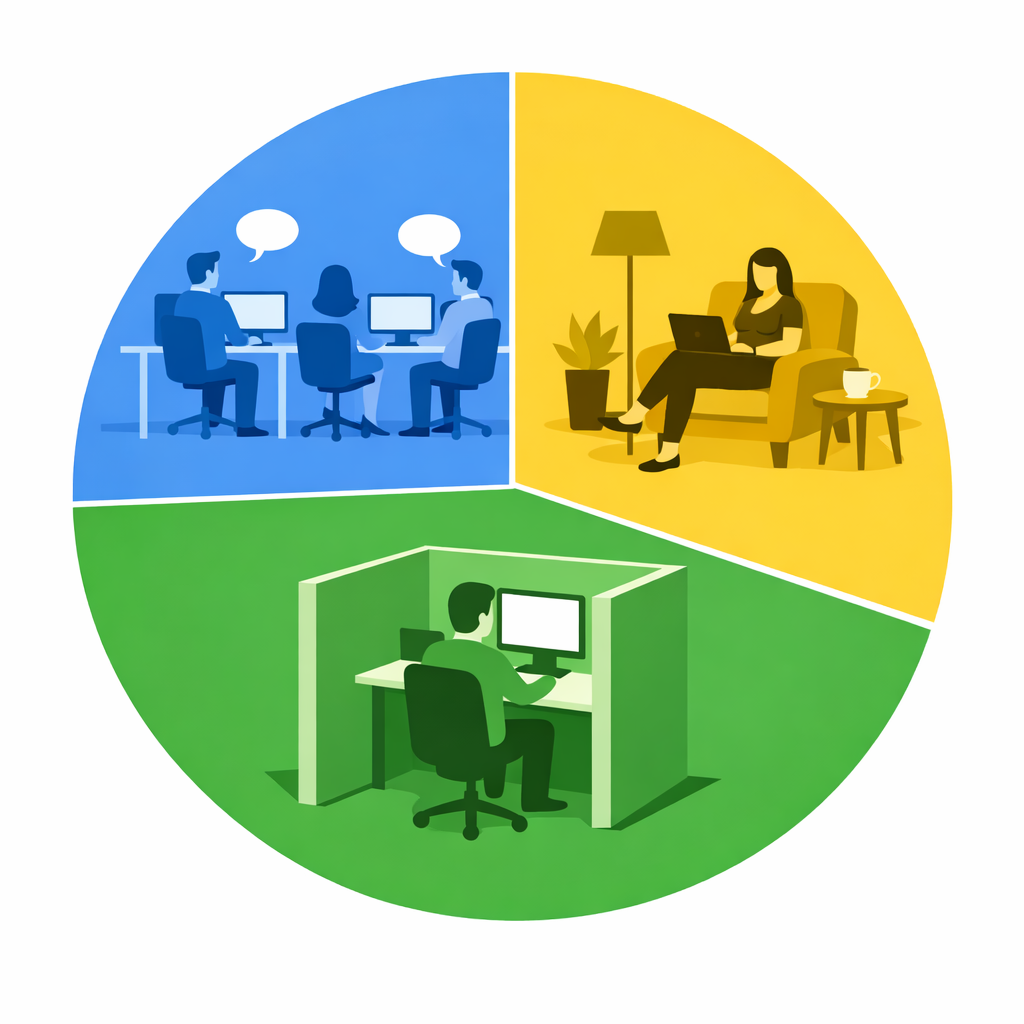 How to Arrange Office Furniture for Productivity - Wooden Furniture ...